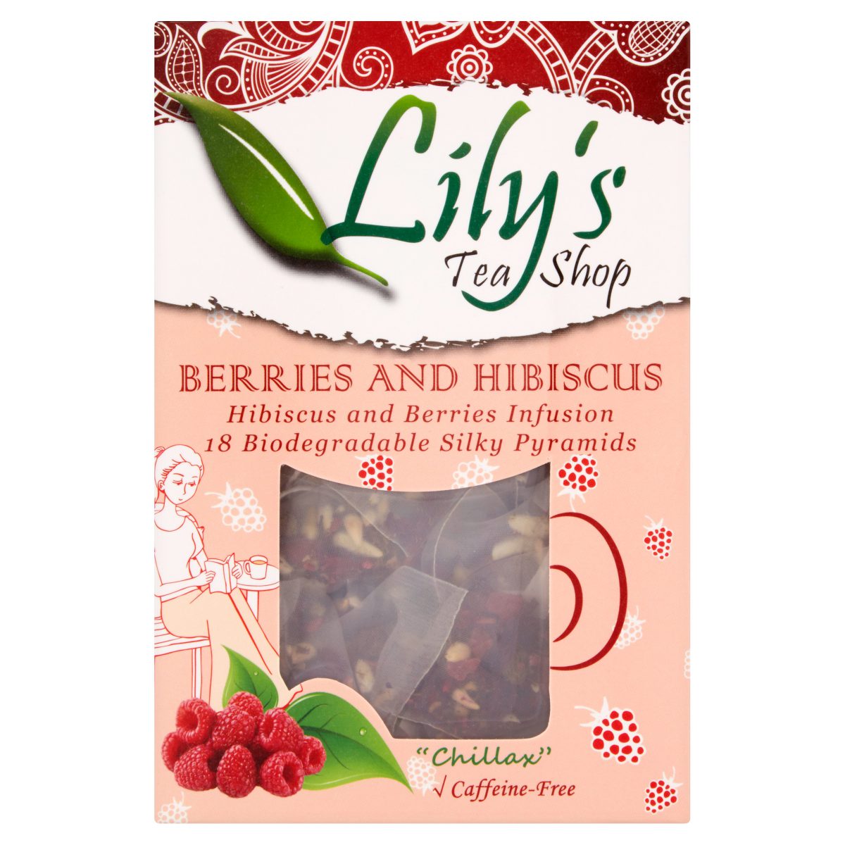 "Berries & Hibiscus" Tea Pyramid - Lily's Tea